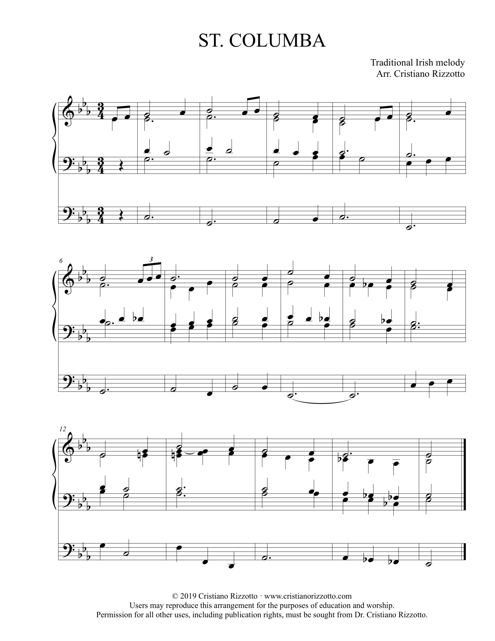 ST. COLUMBA - Dr. Kristina Rizzotto